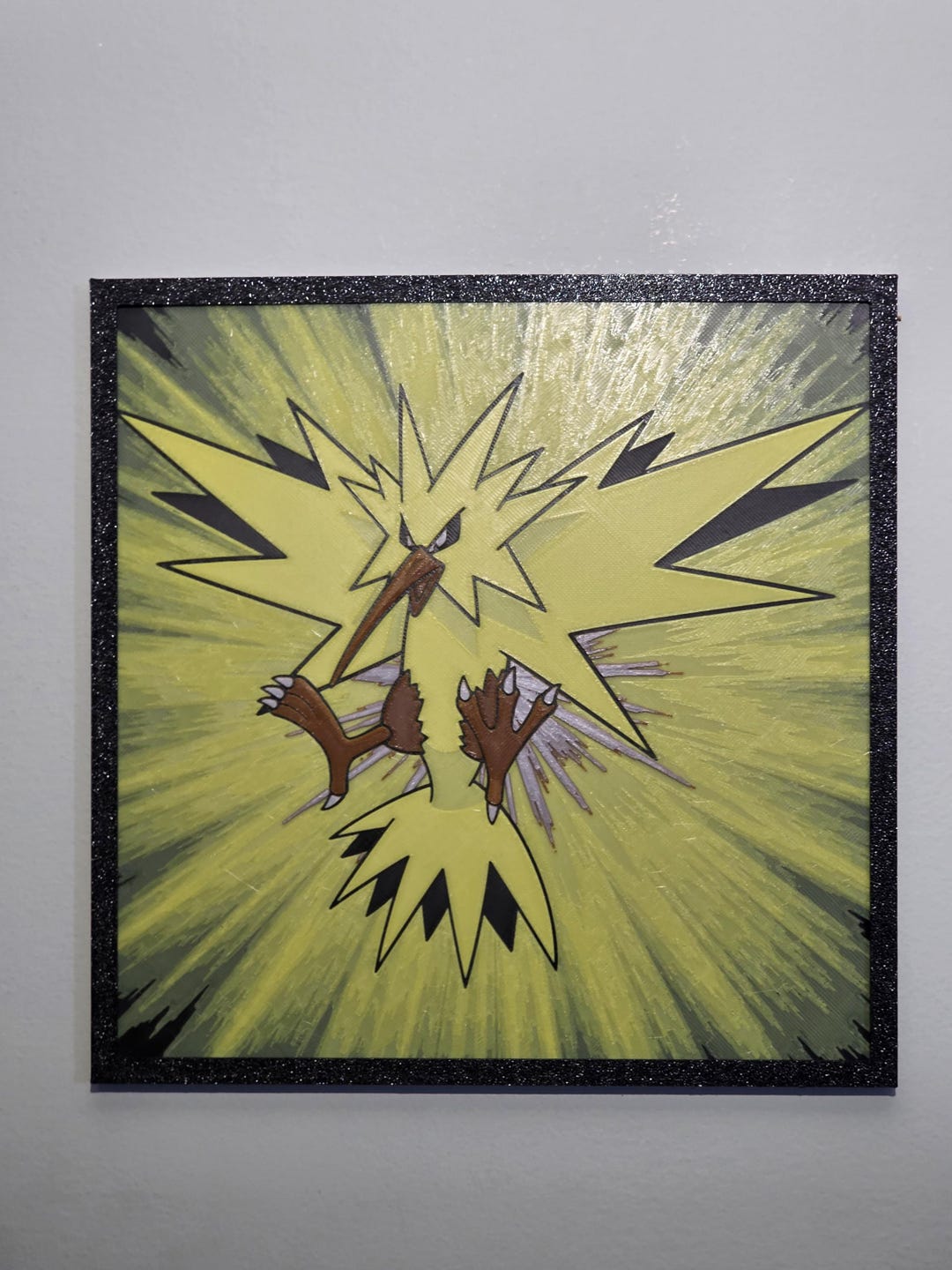 Pokémon Zapdos Framed 3D Printed Picture - Etsy
