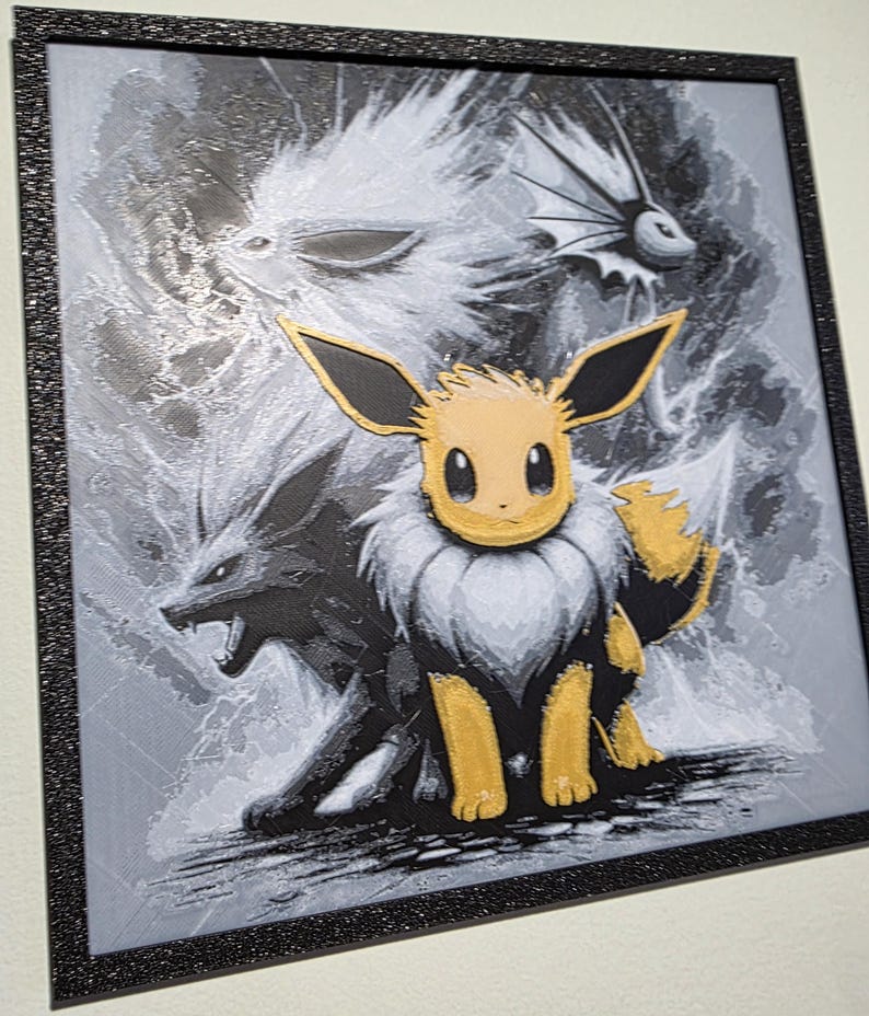 Pokémon Eevee 3D Printed Picture - Etsy