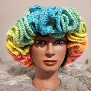 Crochet Ruffle Bucket Hat - Handcrafted Crochet Hat - Etsy