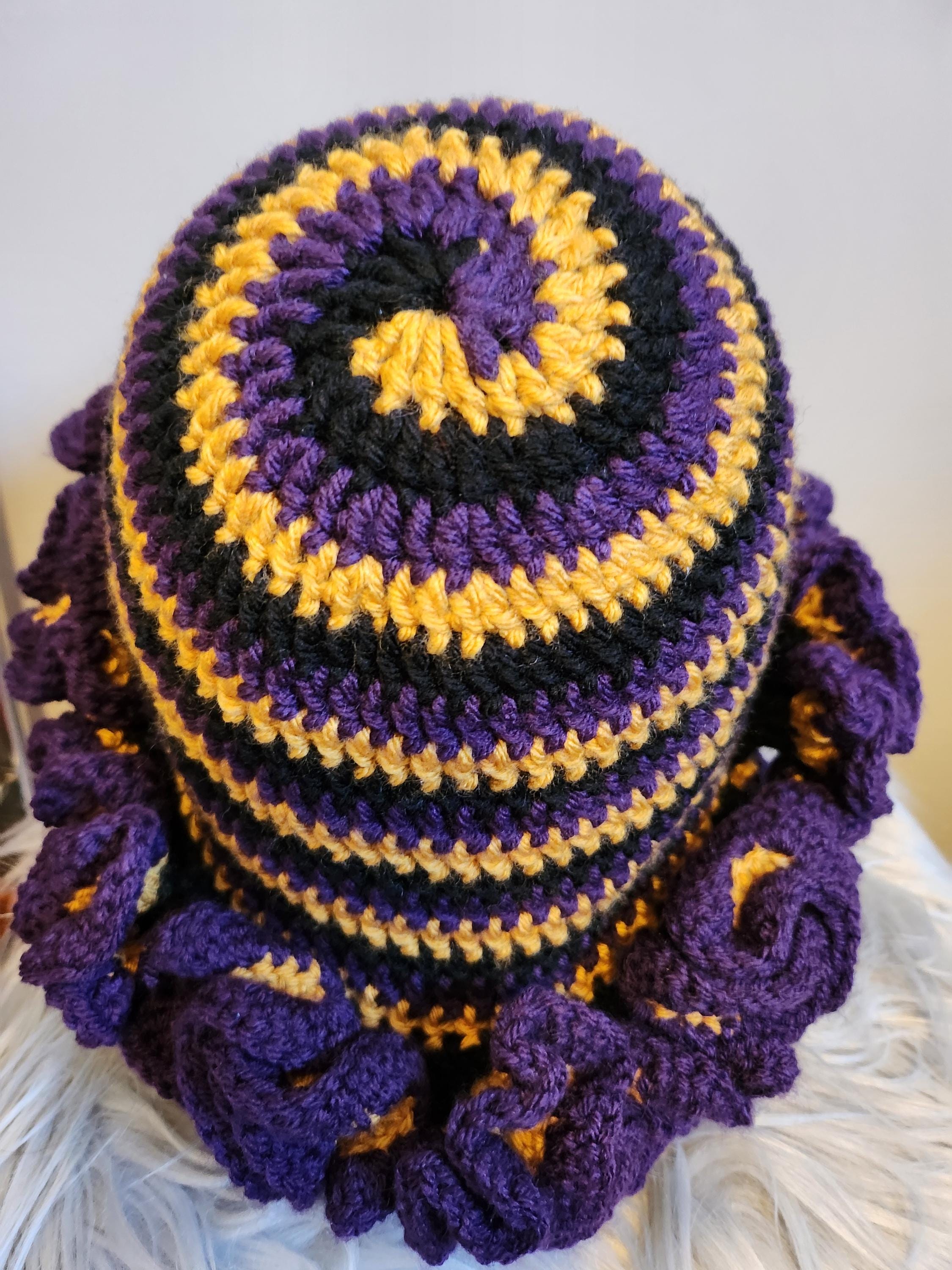 Crochet Ruffle Bucket Hat - Handcrafted Crochet Hat - Etsy