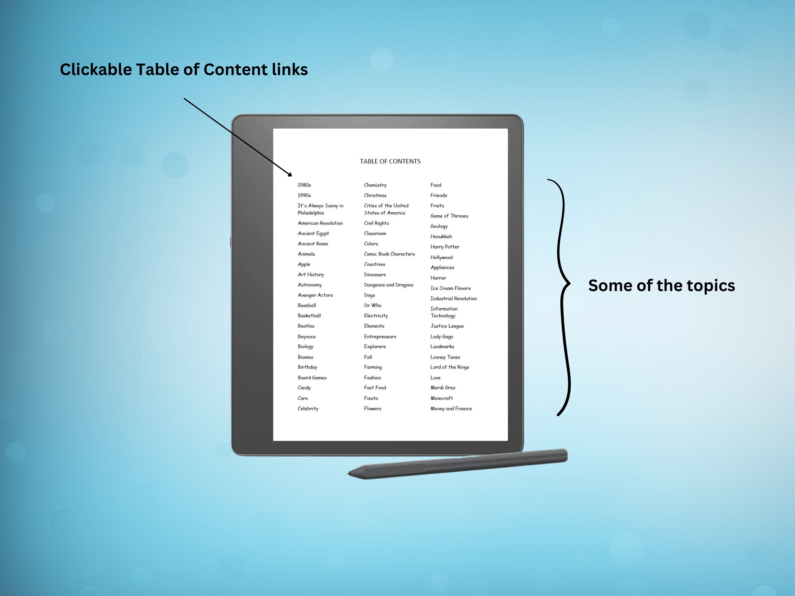 101 Themed Word Search Puzzles for Kindle Scribe | Clickable Navigation ...