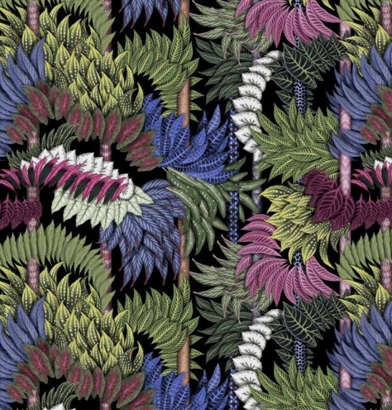 Designers Guild Velvet Fabric BELORIZONTE JAIS Christian Lacroix Velvet ...