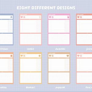 SKZOO Study Planner | Printable | Instant Download | Undated Planner ...