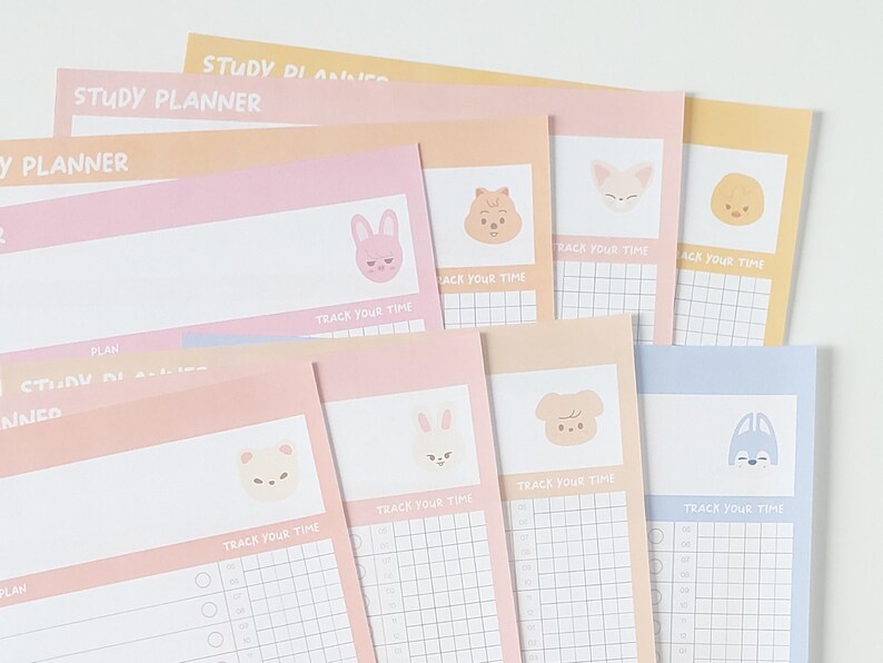 SKZOO Study Planner | Printable | Instant Download | Undated Planner ...