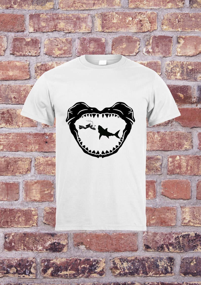 Jaw SVG Monster Diver Shark Bite SVG - Etsy