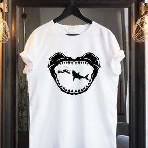 Jaw SVG, Monster, Diver, Shark, Bite SVG - Etsy