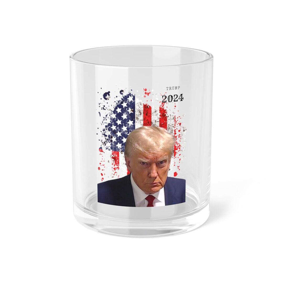 Donald Trump Mugshot Glass 2024 Edition Barware, Ideal for Political ...