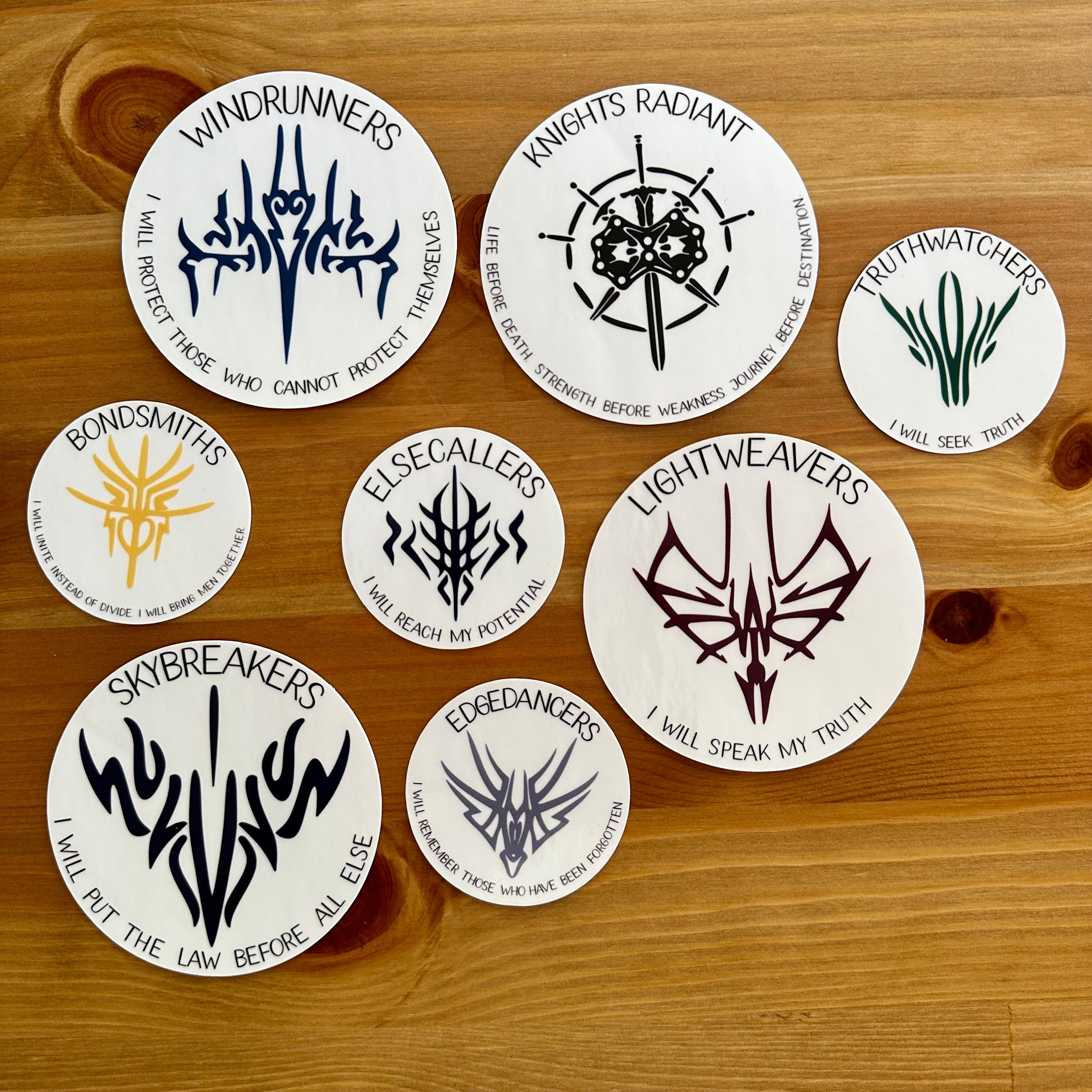 Knights Radiant Brandon Sanderson's Stormlight Archive - Etsy