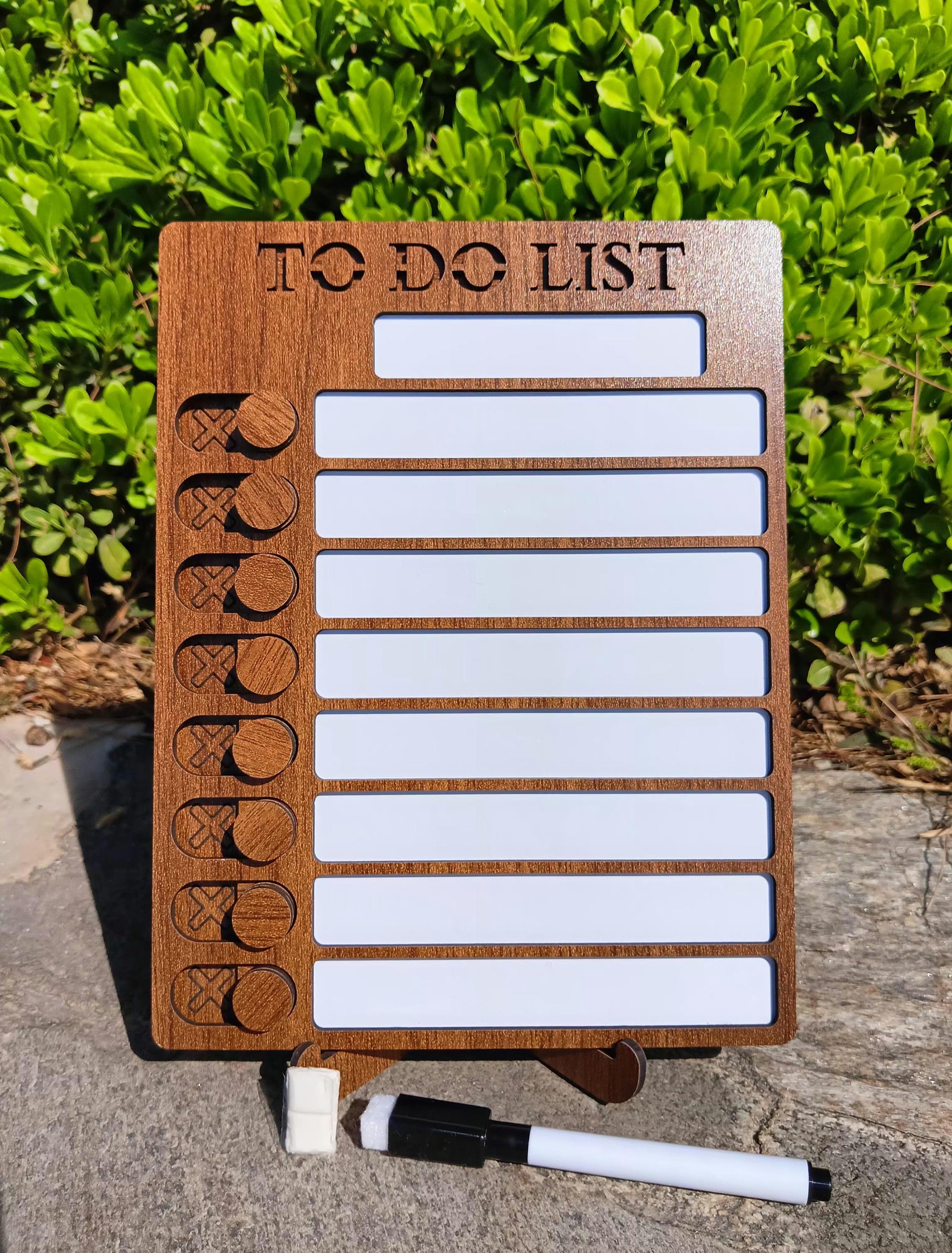 Sliding Wooden to Do List Board: Customizable Chore Chart - Etsy