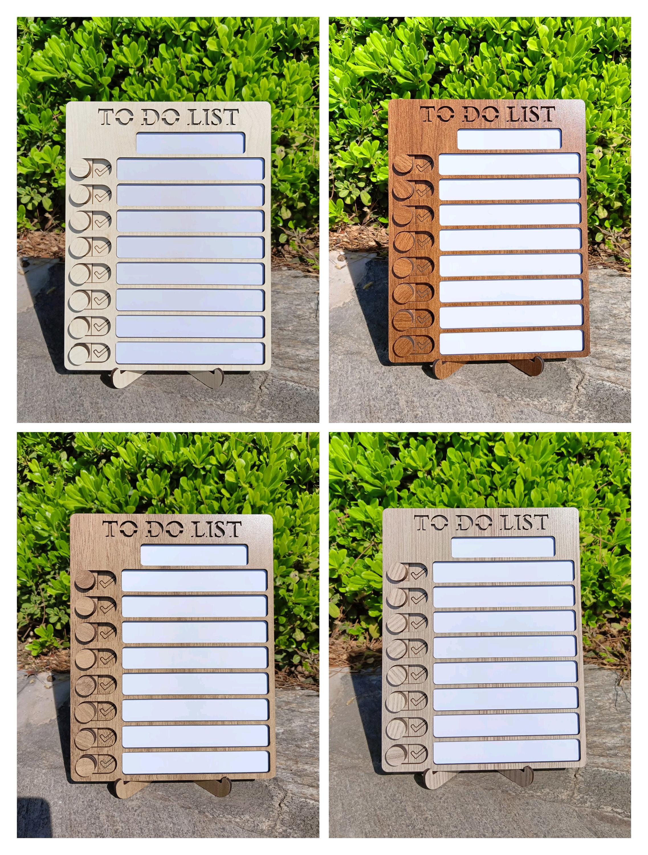 Sliding Wooden to Do List Board: Customizable Chore Chart - Etsy