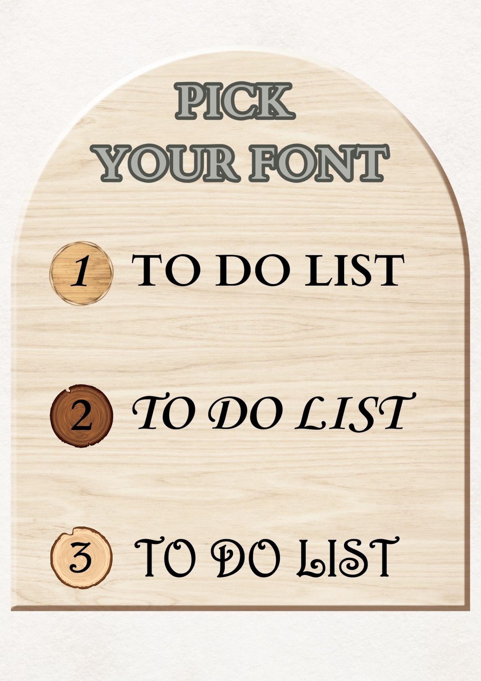 Sliding Wooden Checklist Board - Handmade Wood to Do List ...