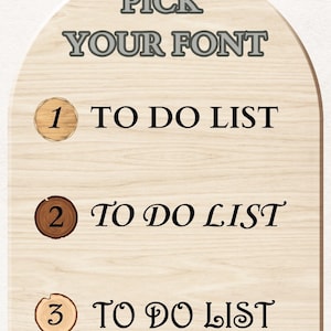 Sliding Wooden Checklist Board - Handmade Wood to Do List ...
