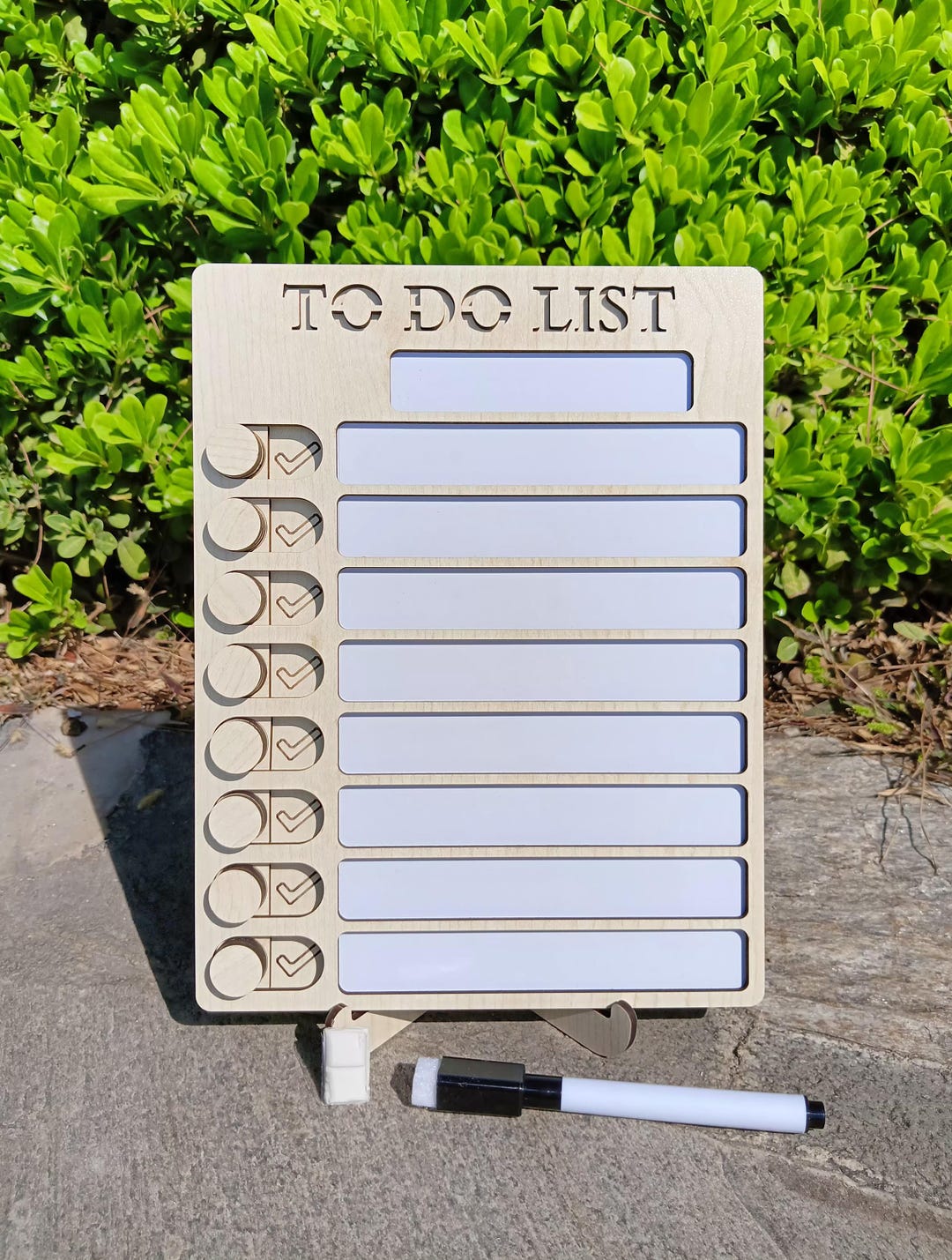 Maple Sliding Wooden to Do List Board: Customizable Chore Chart - Etsy