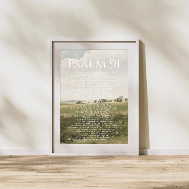 Psalm 91 Art - Etsy