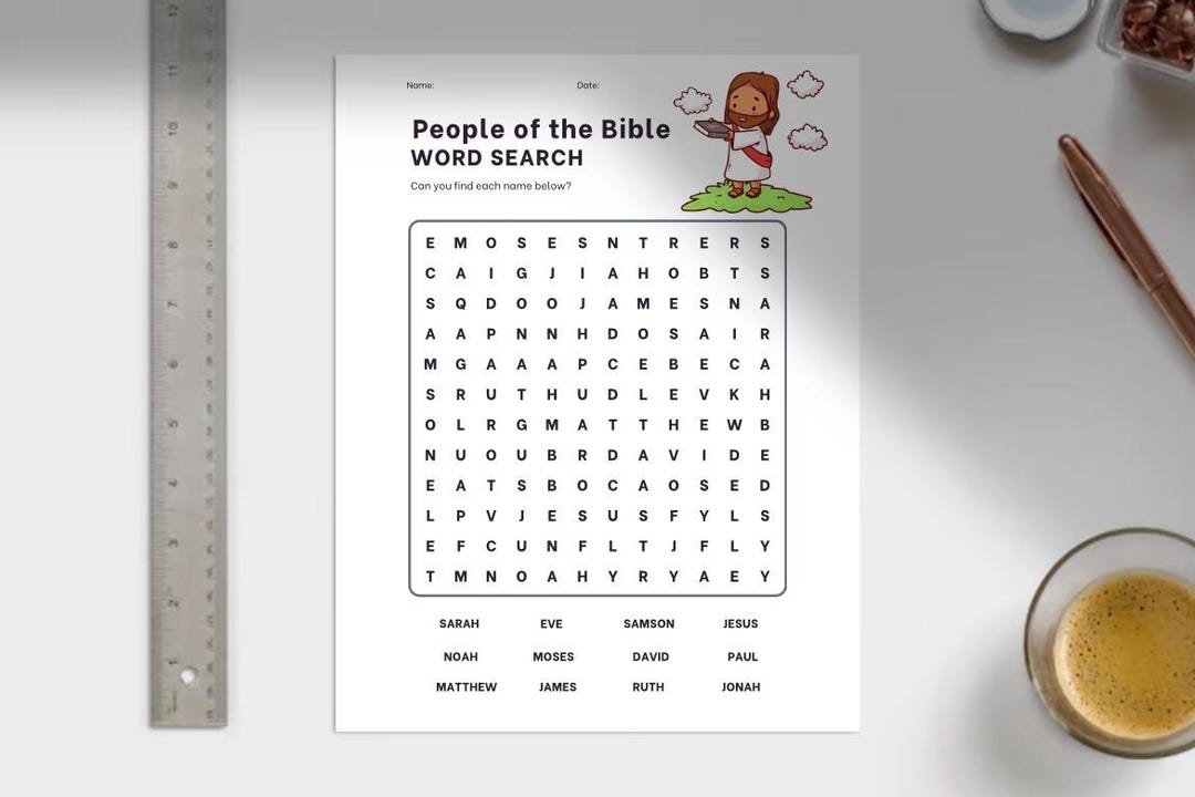 Bible Worksheet Bundle With Teacher Keys - Etsy