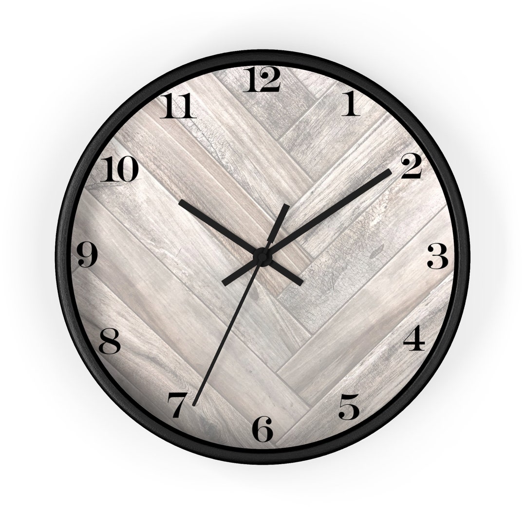 Shiplap Wall Clock - Etsy