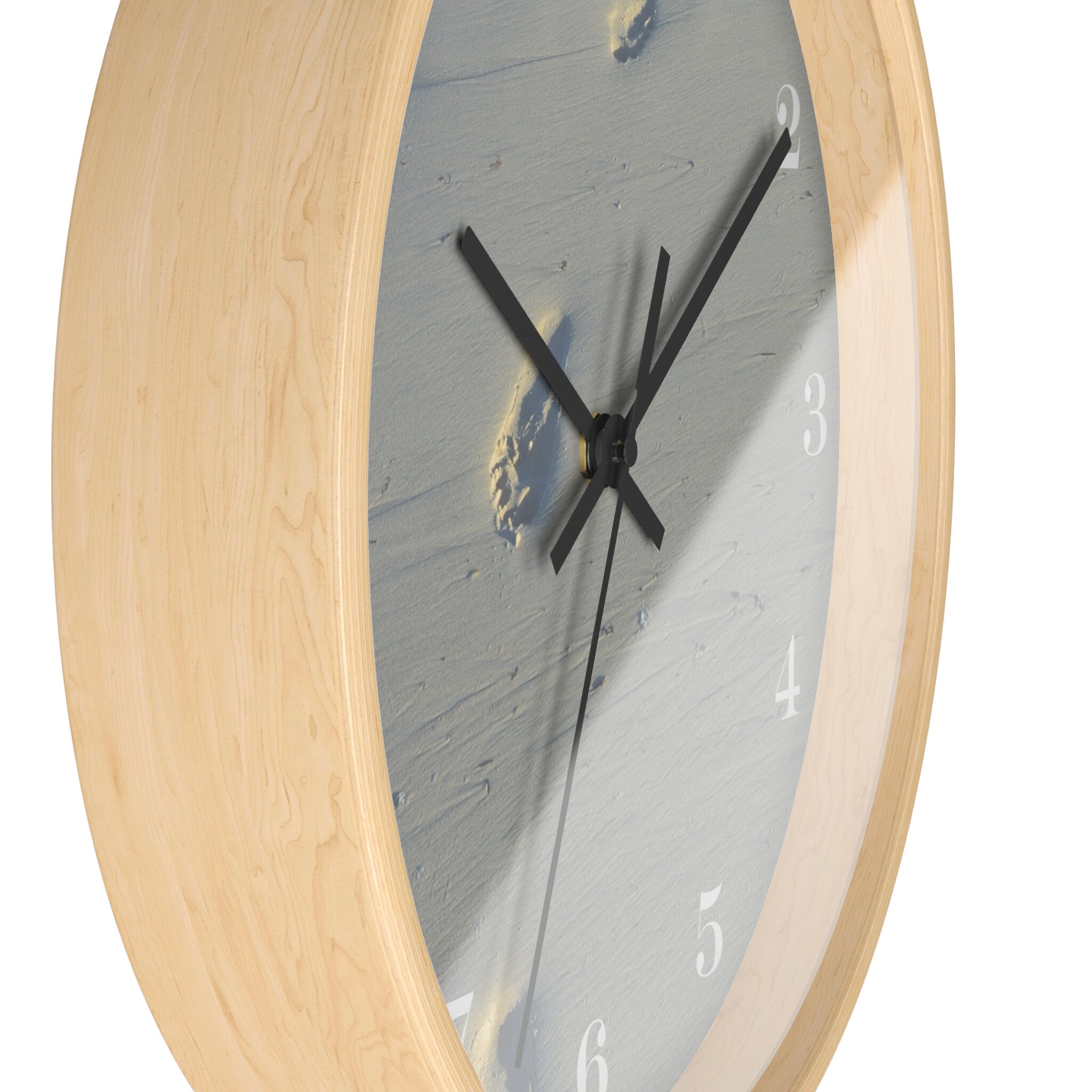 Footprints in the Sand Wall Clock - Etsy