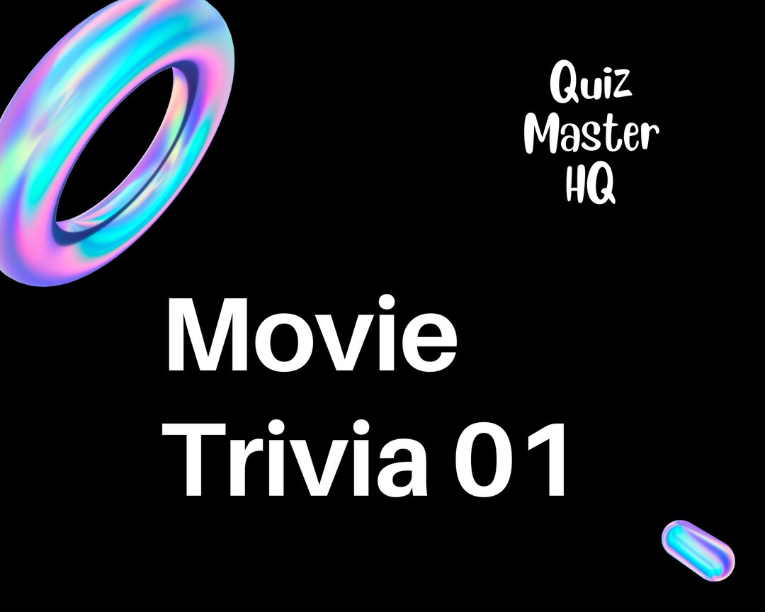 Movie Trivia 01 - Themed Quiz Extravaganza: 10 Questions, PDF Question ...