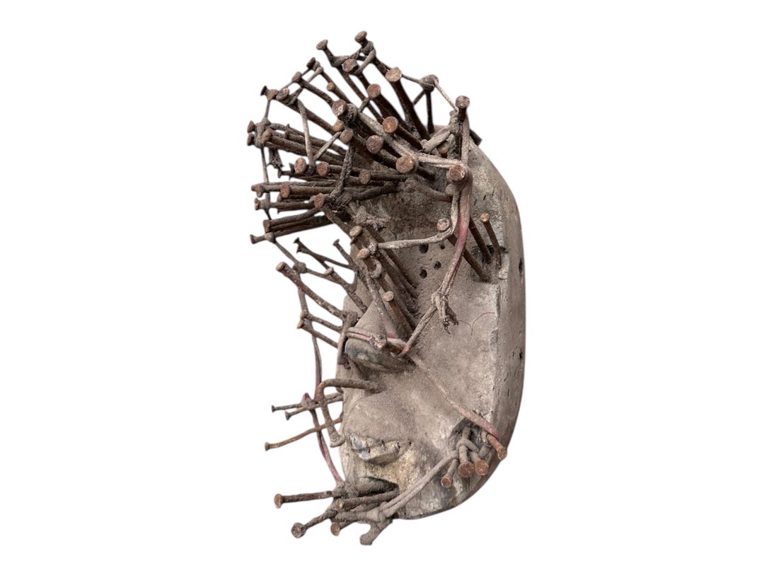 19th Century Nkisi Nkondi Nail Fetish: African Voodoo Power Figure - Etsy