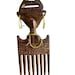 Authentic Ashanti Comb From Ghana - Decorative Ethnic Hair Pick & Wall ...