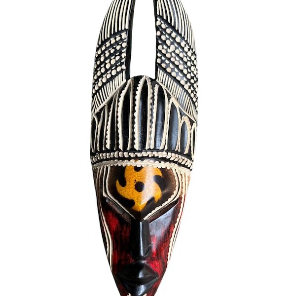 African Warrior Mask - Etsy