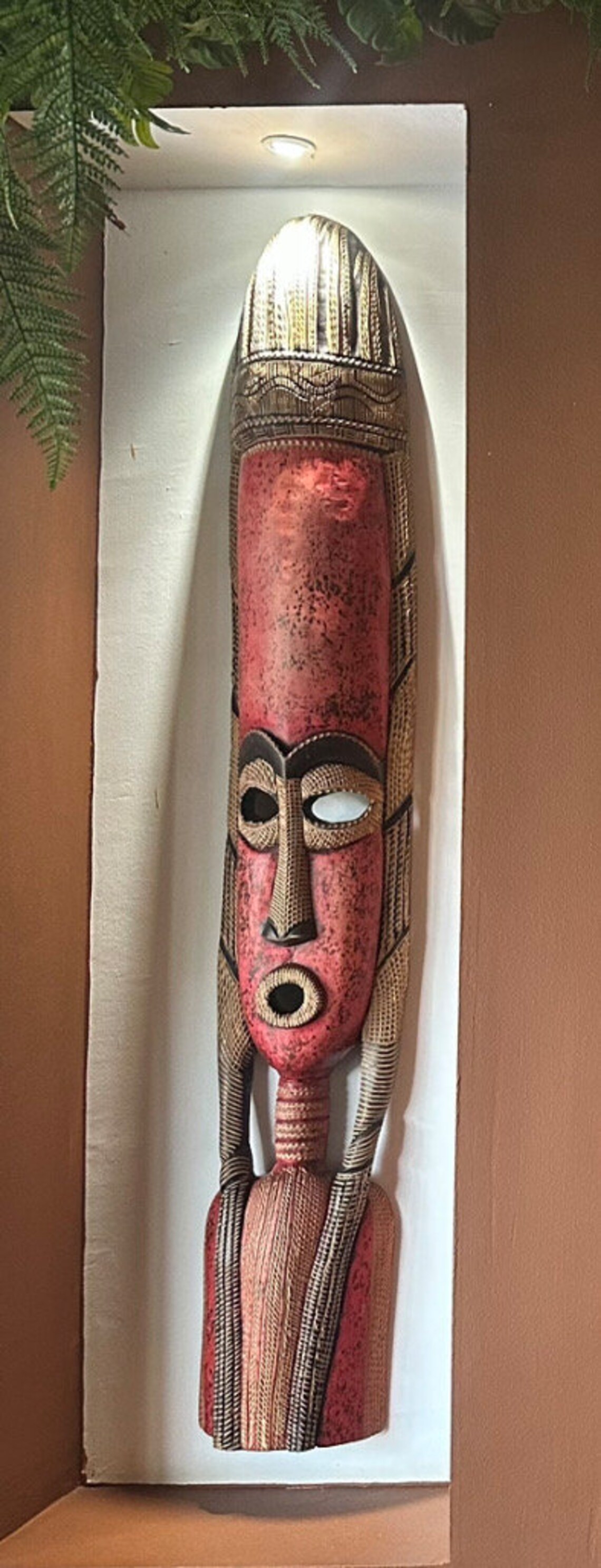 Handcrafted Tribal Wall Mask Set African Art Decor Wooden Ethnic Masks ...
