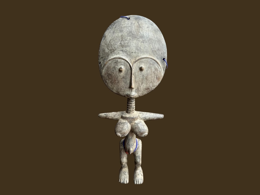 Antique Akuaba Fertility Doll: Traditional Ashanti Carved Wood ...