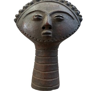 Vintage Akan Terracotta Memorial Head: Ashanti Tribal Art - Etsy