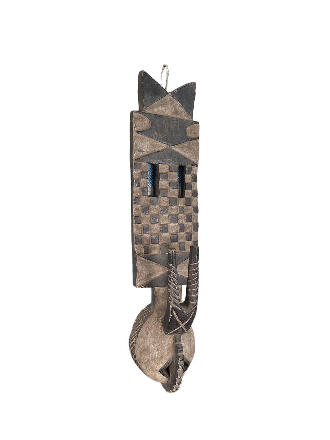 Hand-painted Bobo Buni Plank Mask: Vintage African Tribal Art - Etsy