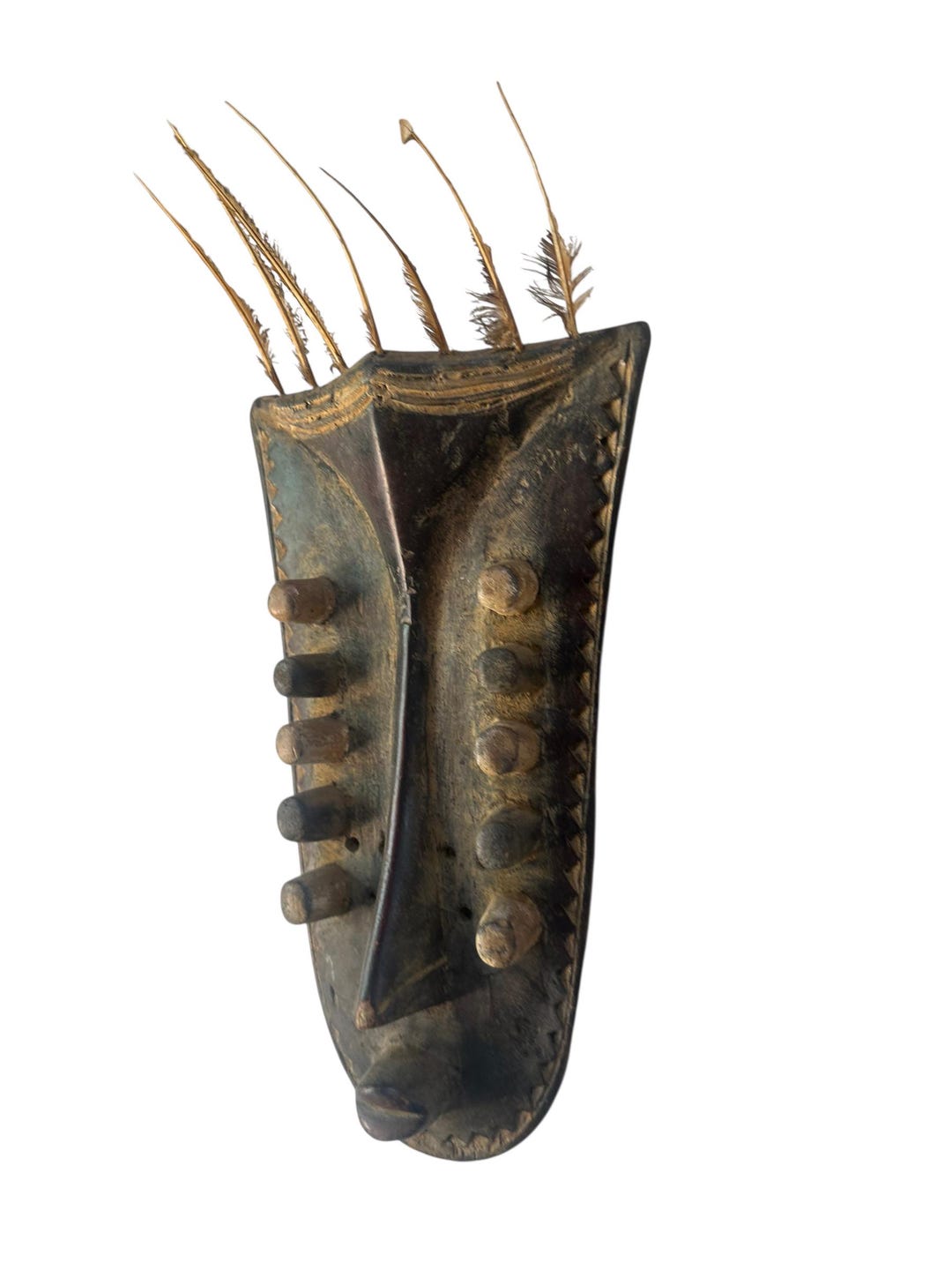 Antique Grebo Plank Mask: African Tribal Art Sculpture - Etsy