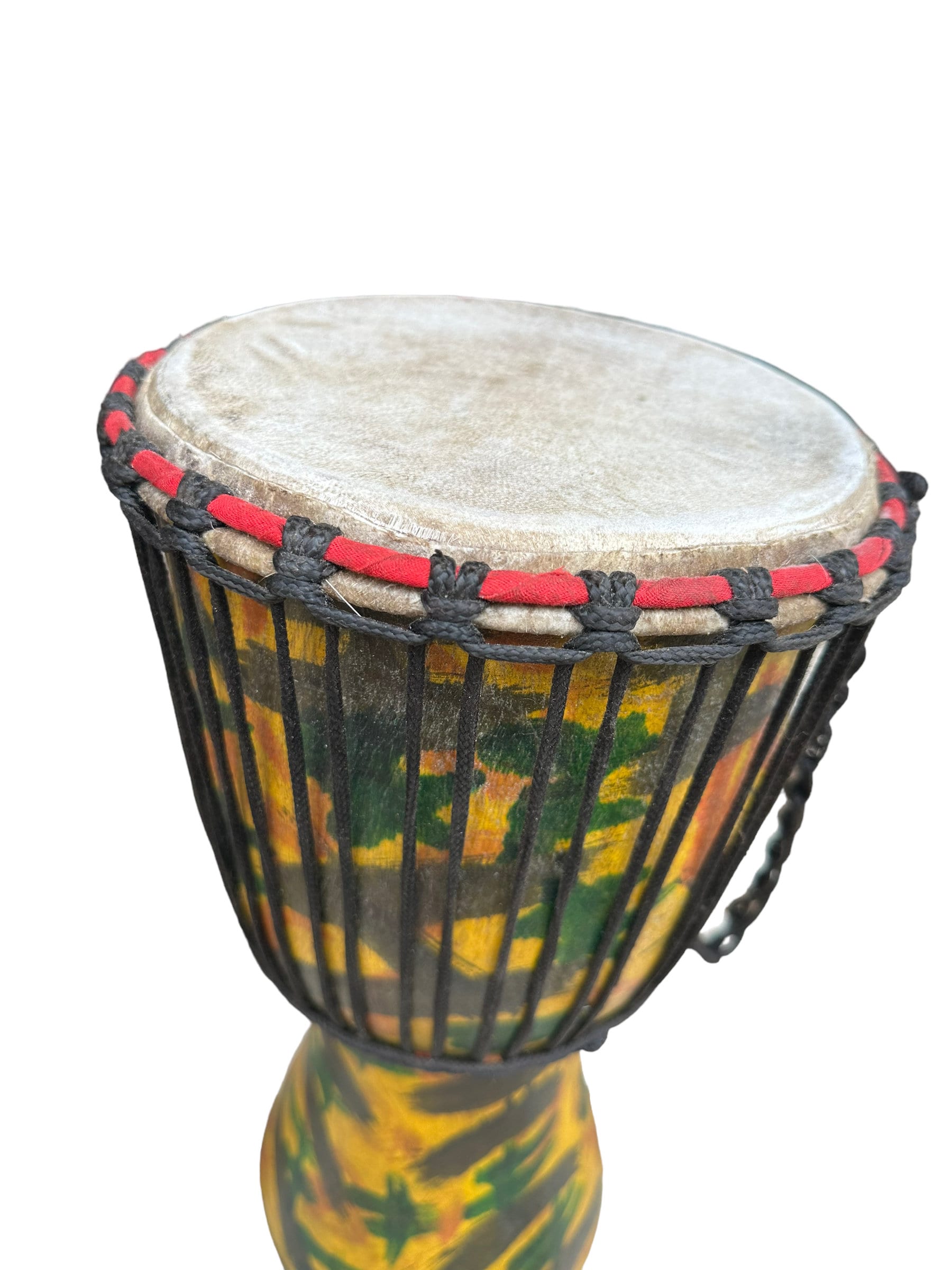 African Drums, Colourful Djembe Drum 24 Inches, Handpainted Yellow ...