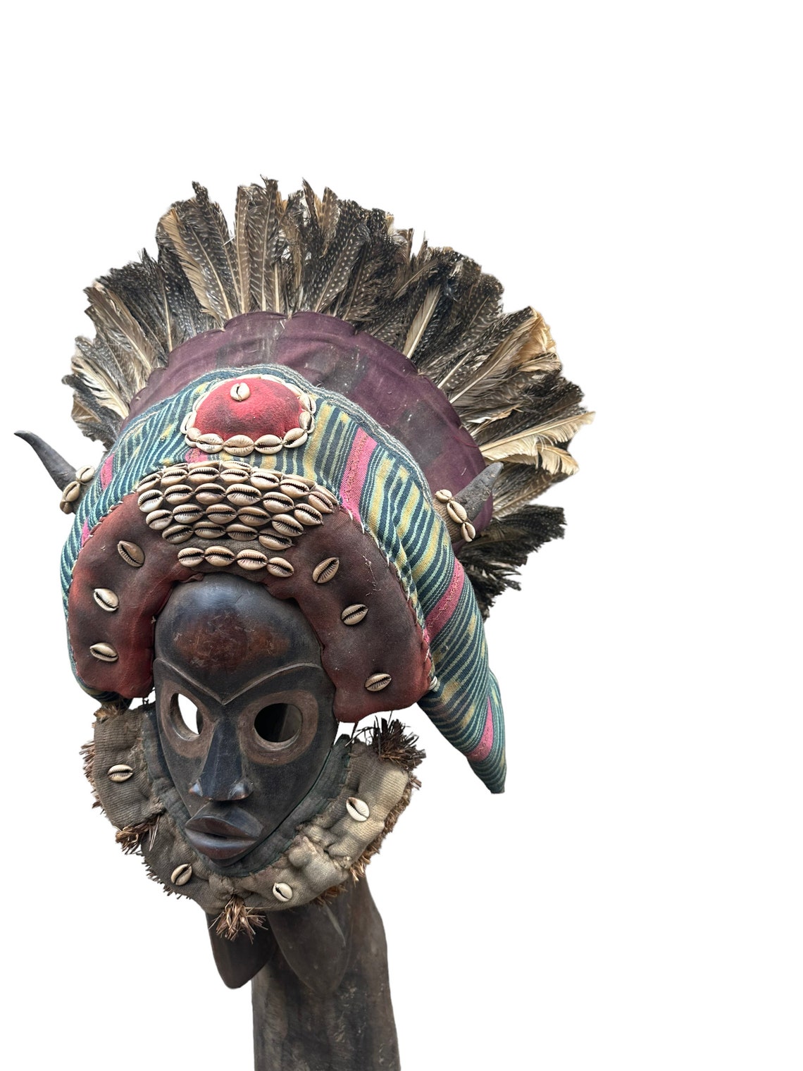 Authentic Dan Gunye Ge Mask: Tribal Carved Wood Art, Ivory Coast - Etsy