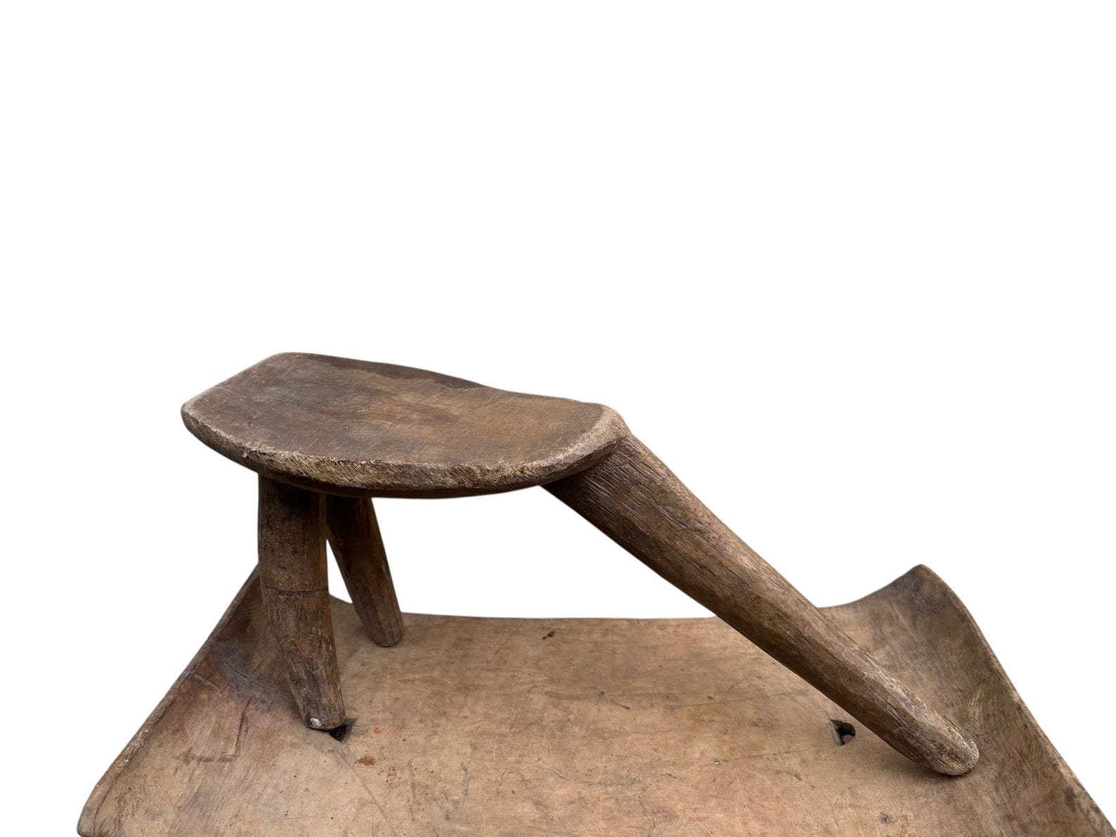 Lobi Tribal Stool 20th Century Antique African Wooden Headrest, Rare ...