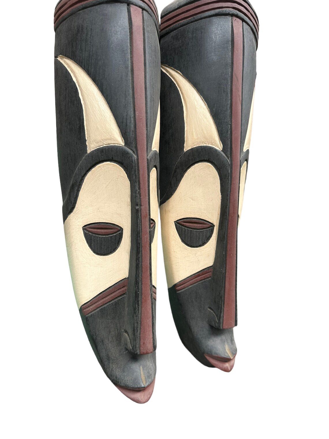 African Fang Mask, Fulani Mask, Authentic African Wall Hanging Artpiece ...
