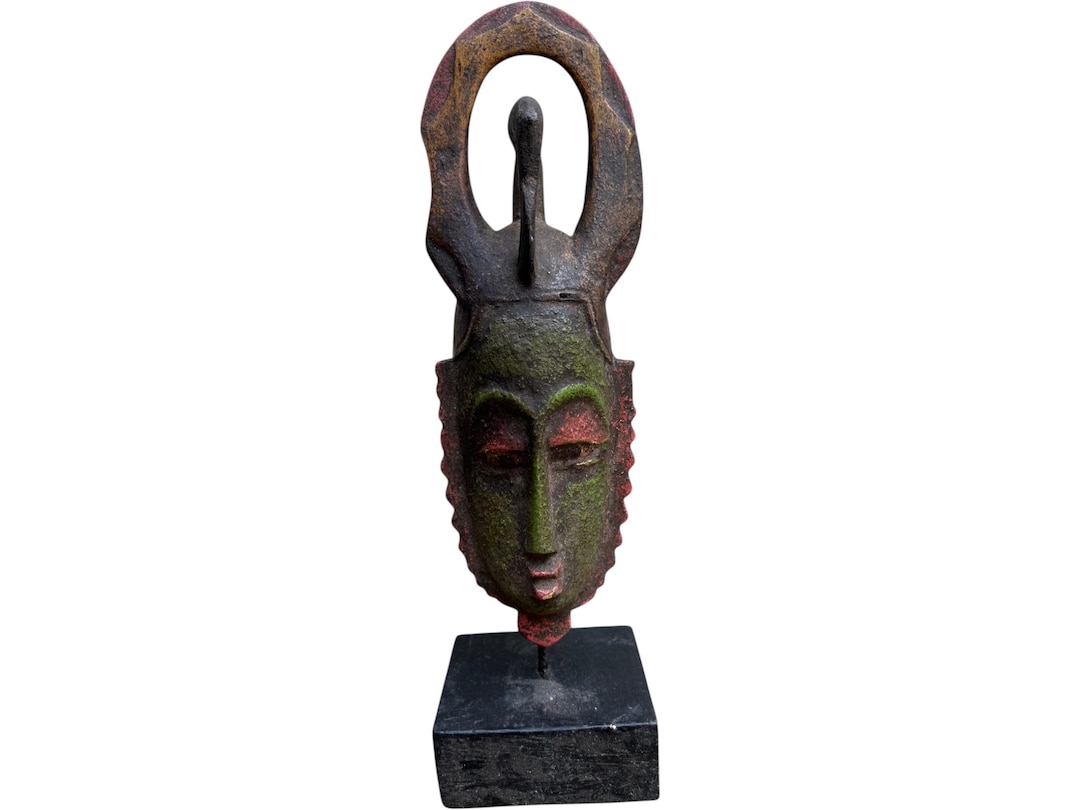 Guro Yaure African Mask: Hand-carved Sese Wood Tribal Art - Etsy