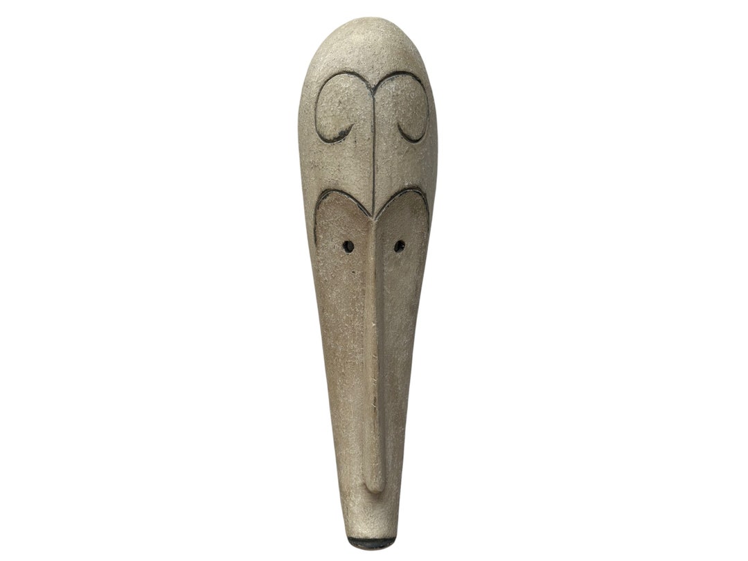 Fang Mask Authentic Gabon Fang Ngil Mask, Hand Carved African Justice ...