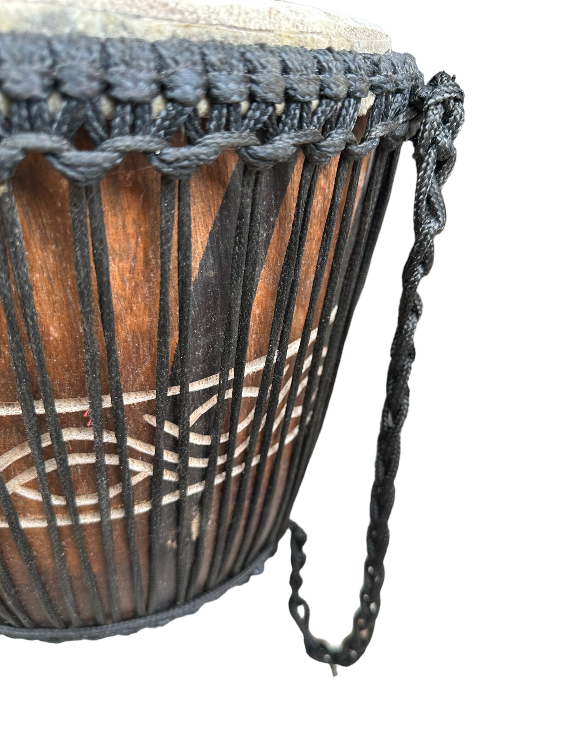 Handmade Djembe Drum: 22-inch Tweneboa Wood Carving, Antelope Skin - Etsy