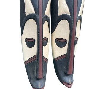 African Fang Mask, Fulani Mask, Authentic African Wall Hanging Artpiece ...