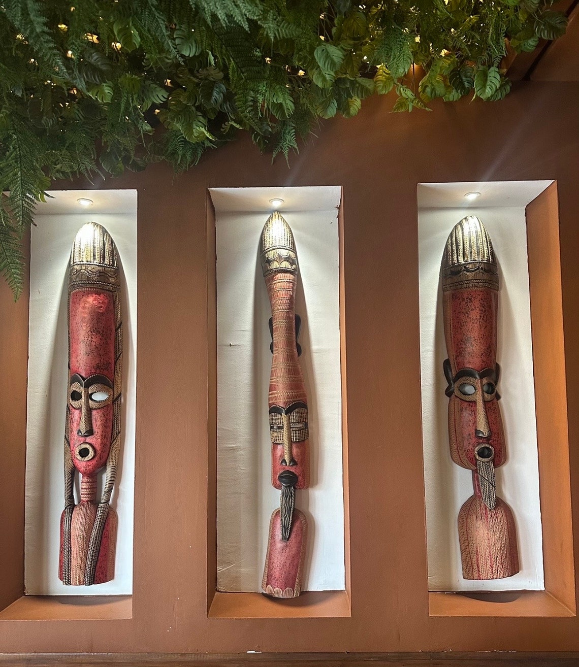 Handcrafted Tribal Wall Mask Set African Art Decor Wooden Ethnic Masks ...