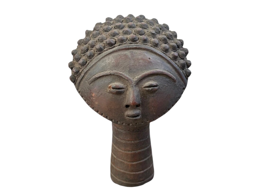 Vintage Akan Terracotta Memorial Head: Ashanti Tribal Art - Etsy