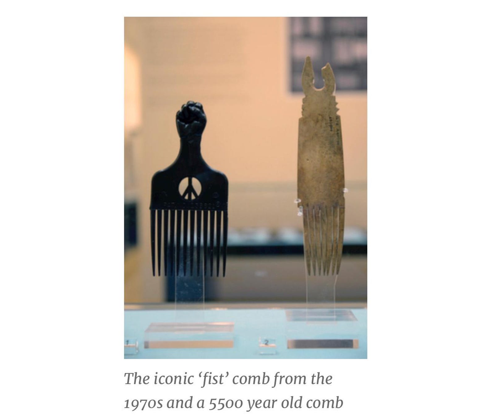 Authentic Ashanti Comb From Ghana - Decorative Ethnic Hair Pick & Wall ...