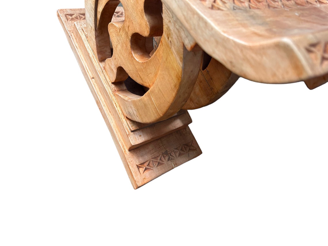 19th Century Ghana Ashanti Stool, Intricately Carved Private Collection ...