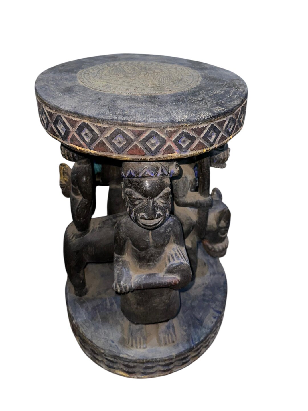 Yoruba Shango Stool: Antique African Carved Wood Tribal Chair - Etsy