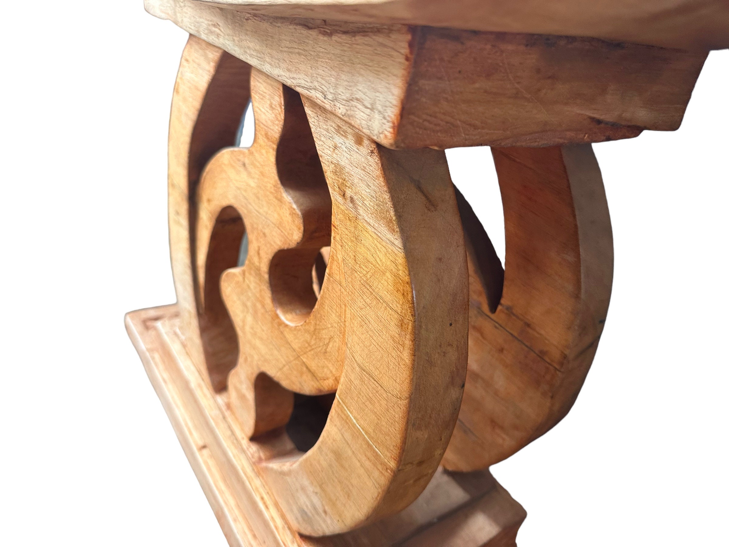 19th Century Ghana Ashanti Stool, Intricately Carved Private Collection ...