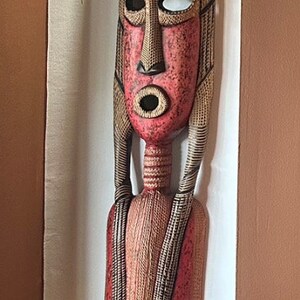 Handcrafted Tribal Wall Mask Set, African Art Decor, Wooden Ethnic ...