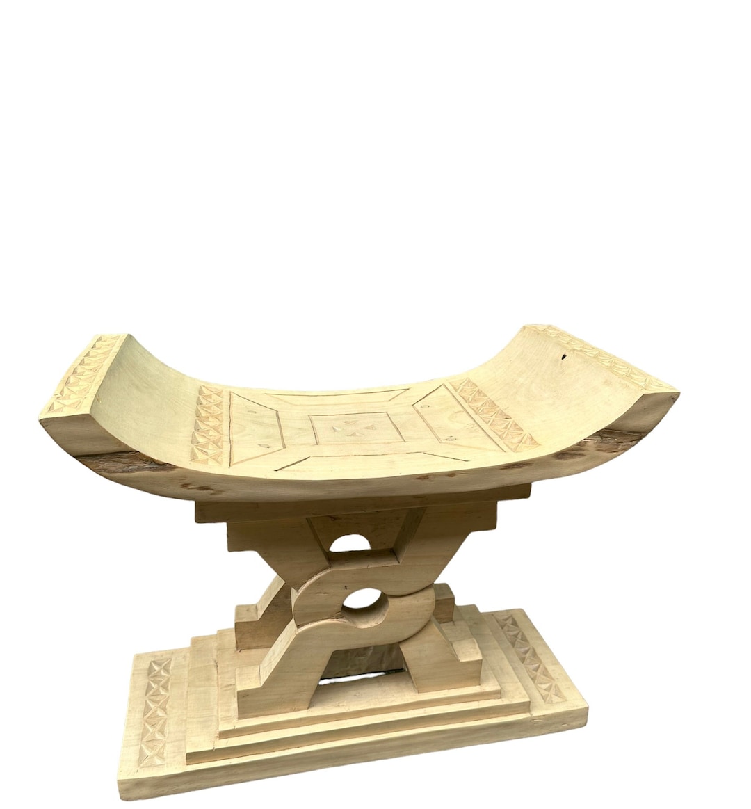 African Stool, Ghanaian Ashanti Chieftancy Stool, Tribal Chief Throne ...