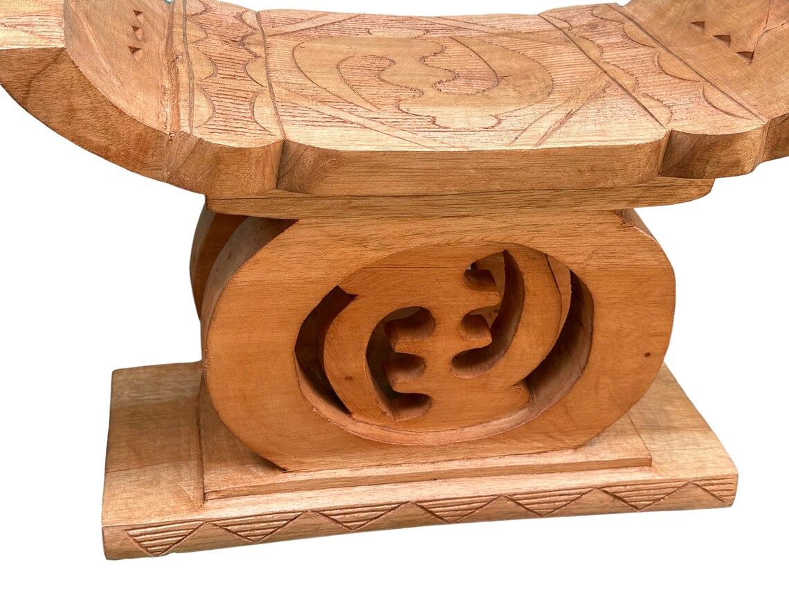 19th Century Ghana Ashanti Stool, Intricately Carved Private Collection ...