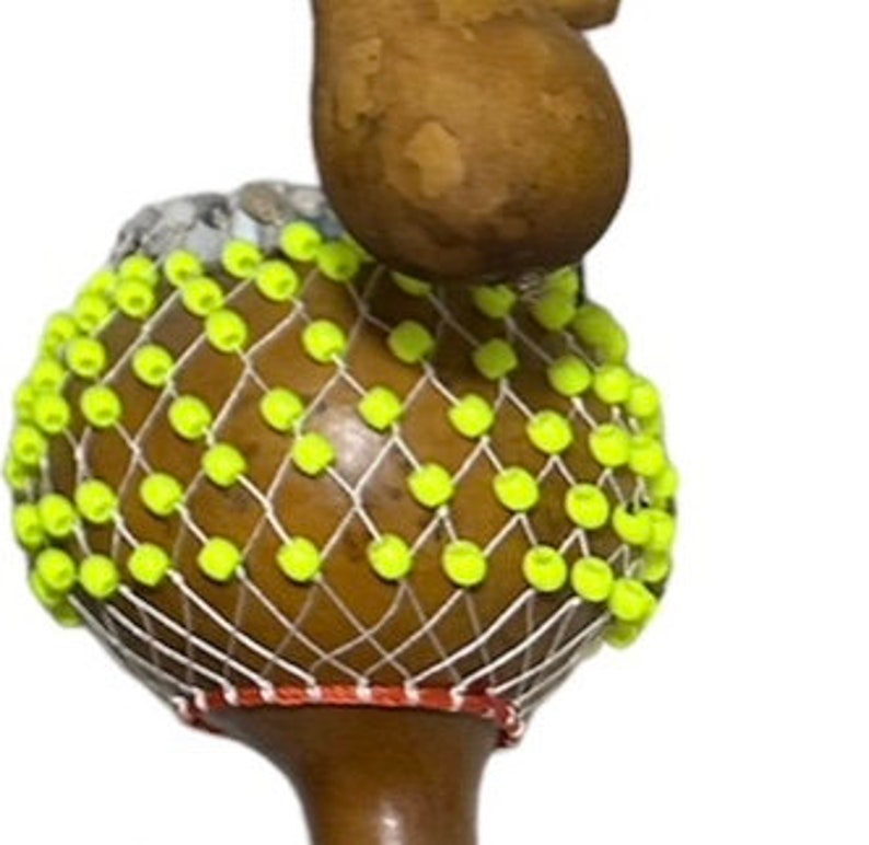 Large Musical Gourd Shaker 8/17inches, Natural Calabash Shekere West ...