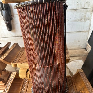 Handmade African Talking Drum: Yoruba Kalangu Gangan With Beater - Etsy