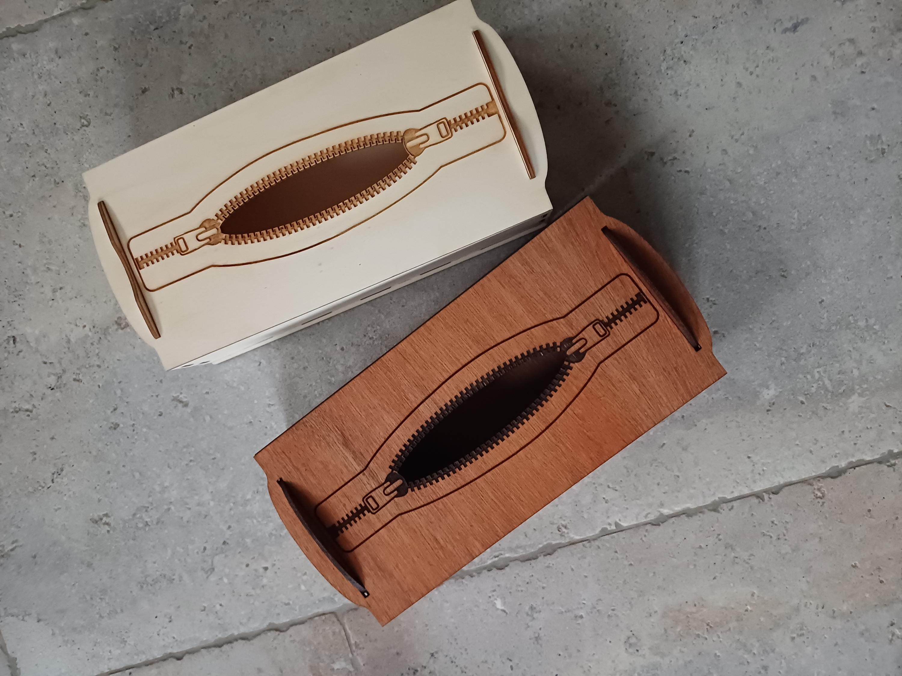 Zip Tissue Box - DXF-SVG Laser Cutting File - Etsy